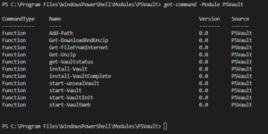 Hashicorp Vault on Windows with Powershell – D2C-IT