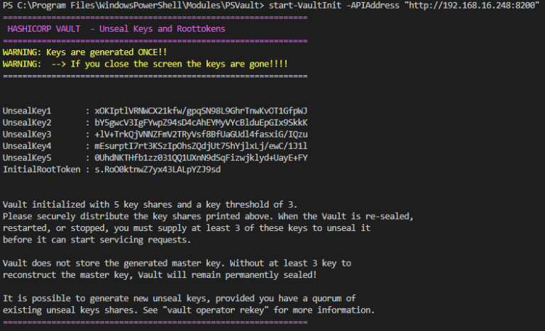 Hashicorp Vault On Windows With Powershell D2c It