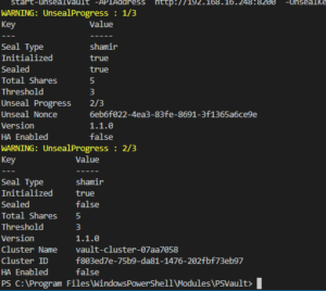 Hashicorp Vault on Windows with Powershell – D2C-IT