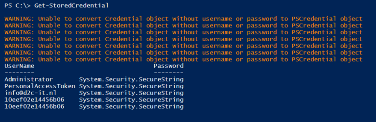How to use Passwords in PowerShell ? – D2C-IT