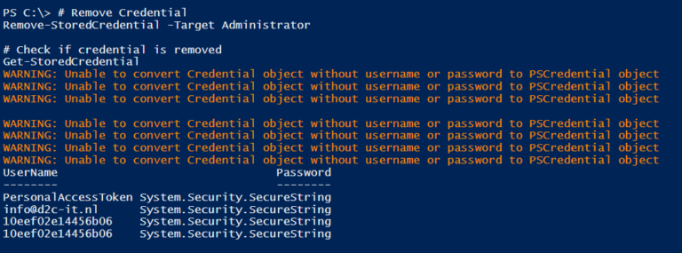 How to use Passwords in PowerShell ? – D2C-IT